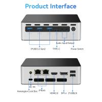 China Intel Core Ultra 7 155U Mini PC DDR5 64G With Dual Ethernet Windows 11 Linux for sale