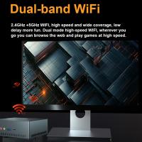 China AMD Athlon Gold 3150U Black Mini PC With Aluminum Alloy Chassis For Home Office for sale