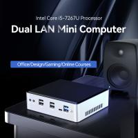 China Gaming Mini PC With Intel Core Processors Dual LAN Dual DDR4 RAM And Cooling Fan for sale
