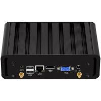 China Intel Core Series Black Mini Computer With DDR3L RAM Single LAN Fome Home Offoce for sale