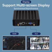 China Intel Core Series Black Mini Computer With DDR3L RAM Single LAN Fome Home Offoce for sale