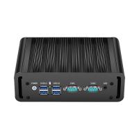 China Intel Core i3 i5 i7 Processors Fanless Industrial Mini PC With 2LAN 2COM RS485 for sale