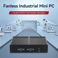 China Intel Celeron Industrial Fanless PC With DDR3L 8GB RAM And Dual COM Linux for sale