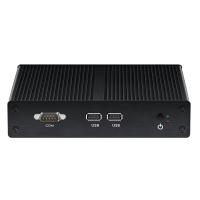 China Fanless Industrial Mini PC With Intel Celeron J4125 Processor DDR3 And Dual COM for sale