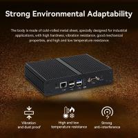 China Fanless Industrial Mini PC With Intel Celeron J4125 Processor DDR3 And Dual COM for sale