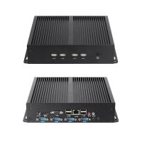 China Fanless Industrial Mini Computer With Intel Core i5-3317U DDR3L 8GB RAM And 4COM for sale