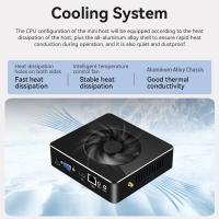 China Intel Core I5 7200U Black Mini Computer With DDR3L 16GB RAM Single LAN For Office for sale