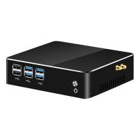 China Intel Core i7 7500U Mini PC With Linux Gigabit Ethernet Supports HD Display for sale