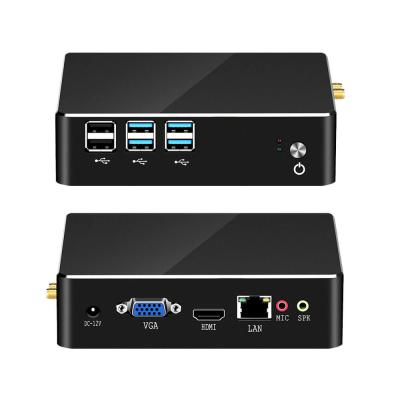 China Mini PC With Intel Core i3 7100U Processor mSATA SSD DDR3L 16G RAM And Cooling Fan for sale