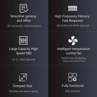 China Mini PC With Intel Core i3 7100U Processor mSATA SSD DDR3L 16G RAM And Cooling Fan for sale
