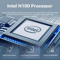 China Industrial Computer With DDR4 16G RAM Intel N100 Processor Fanless Cooling Method for sale