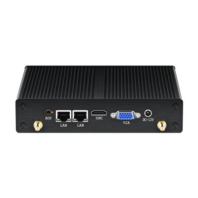 China Intel Celeron Industrial Fanless PC With Dual LAN Dual COM DDR3 8GB Memory for sale