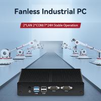China Intel Celeron Industrial Fanless PC With Dual LAN Dual COM DDR3 8GB Memory for sale