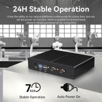 China Intel Celeron Industrial Fanless PC With Dual LAN Dual COM DDR3 8GB Memory for sale