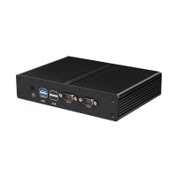 China Intel Pentium Fanless Industrial PC With Black Chassis mSATA SSD Storage And HDMI for sale