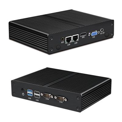 China Intel Pentium Celeron Industrial Fanless Mini PC Supports ODM OEM Customization for sale