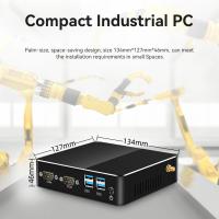China Small Industrial PC Single-channel SODIMM DDR4 Memory and Dual-channel Audio Support for No Condensation Environments for sale