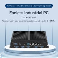 China Industrial PC With Intel Celeron J6412 16GB RAM Three Ethernet And Fanless Cooling for sale