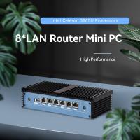 China Eight Ethernet Router Mini PC With DDR4 16GB RAM And Celeron 3865U Processor for sale