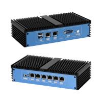 China Celeron Router Mini Computer With DDR4 16GB RAM Fanless Cooling Method for sale
