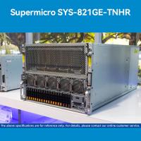 China SuperServer Supermicro SYS-821GE-TNHR 8 NVIDIA H100 GPU Air Cooled AI Server for sale