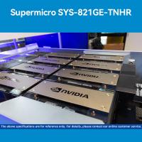 China SuperServer Supermicro SYS-821GE-TNHR 8 NVIDIA H100 GPU Air Cooled AI Server for sale