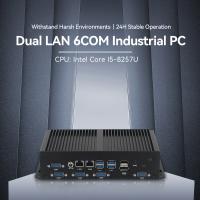 China Intel Core i7 10510U Industrial PC Dual Ethernet 6COM Industrial PC Built In GPIO for sale