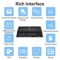 China Intel Core i7 10510U Industrial PC Dual Ethernet 6COM Industrial PC Built In GPIO for sale