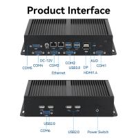 China Intel Core i7 10510U Industrial PC Dual Ethernet 6COM Industrial PC Built In GPIO for sale