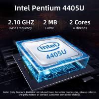China Intel Pentium 4405U Mini PC Router With 6 Ethernet Black Aluminum Chassis for sale