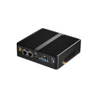 China Fanless Industrial Mini PC With Intel Celeron Processors Dual LAN Dual COM for sale
