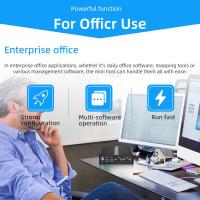 China Dual Ethernet Dual COM Industrial Fanless PC Windows 10 Linux Mini Desktop for sale