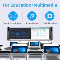 China Dual Ethernet Dual COM Industrial Fanless PC Windows 10 Linux Mini Desktop for sale