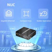 China Dual Ethernet Dual COM Industrial Fanless PC Windows 10 Linux Mini Desktop for sale