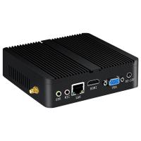 China Single Ethernet Fanless Mini PC 6USB Interfaces Protable Computer For Home Office for sale