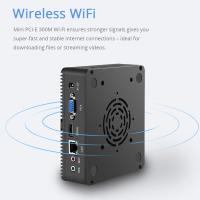 China Single Ethernet Fanless Mini PC 6USB Interfaces Protable Computer For Home Office for sale