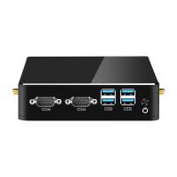 China Intel Celeron J1900 Dual LAN Industrial PC Dual COM DDR4 16GB RAM Fanless Computer for sale