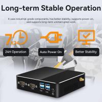 China Intel Celeron J1900 Dual LAN Industrial PC Dual COM DDR4 16GB RAM Fanless Computer for sale
