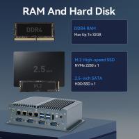 China Intel Core Processors Industrial Fanless PC With DDR4 32GB RAM Windows 11 Linux for sale