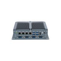 China Fanless Industrial PC Intel Core i5 8250U 4 Ethernet GPIO Mini Computer With COM for sale