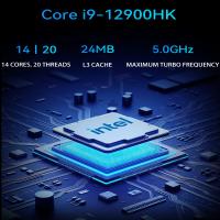 China Intel Core i9 12900HK Mini PC Portable Gaming PC 12GB With Dual LAN Dual HDMI for sale