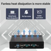 China Intel N100 With 16 GB 2 LAN 2 COMs Fanless Industrial Mini PC for sale