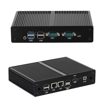 China Intel N100 With 16 GB 2 LAN 2 COMs Fanless Industrial Mini PC for sale