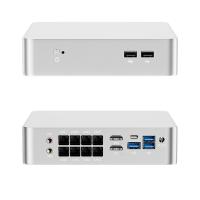 China Intel Core i7-8705G With 8 LAN 2 HDMI 1 DC DDR4 64GB RAM Industrial Mini PC for sale