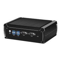 China Intel Core i5 8250U Mini PC With 16 GB and 2 COMs 2 LAN Fanless Industrial PC for sale