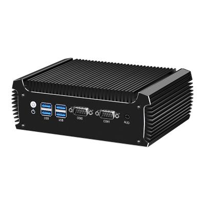 China Intel Core i5 8250U Mini PC With 16 GB and 2 COMs 2 LAN Fanless Industrial PC for sale
