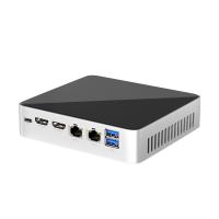 China Intel N100 With Fan Support 16GB DDR4  and 4 USB  2 LAN 2 HDMI Mini PC for sale