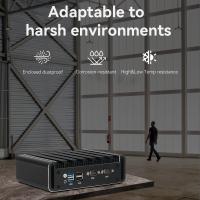 China Intel N100 Processor With Dual LAN Dual COMs and Triple Displays Industrial PC for sale