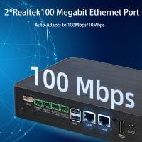 China ARM RK3568 With 4 Cores and Dual Ethernet 4 COMs DDR4 8GB RAM  Industrial PC for sale