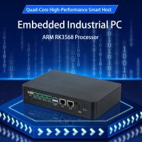 China ARM RK3568 With 4 Cores and Dual Ethernet 4 COMs DDR4 8GB RAM  Industrial PC for sale